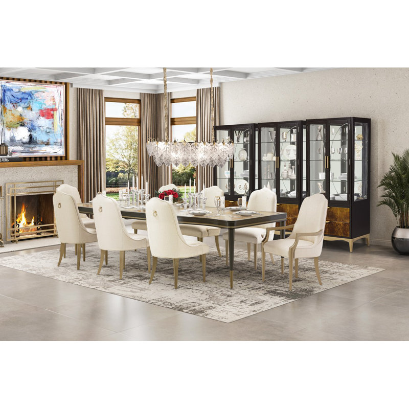 Michael Amini Malibu Crest 9 - Piece Extendable Dining Set | Wayfair