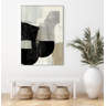 Orren Ellis Jet Black I by Tom Reeves - Floater Frame Print on Canvas ...
