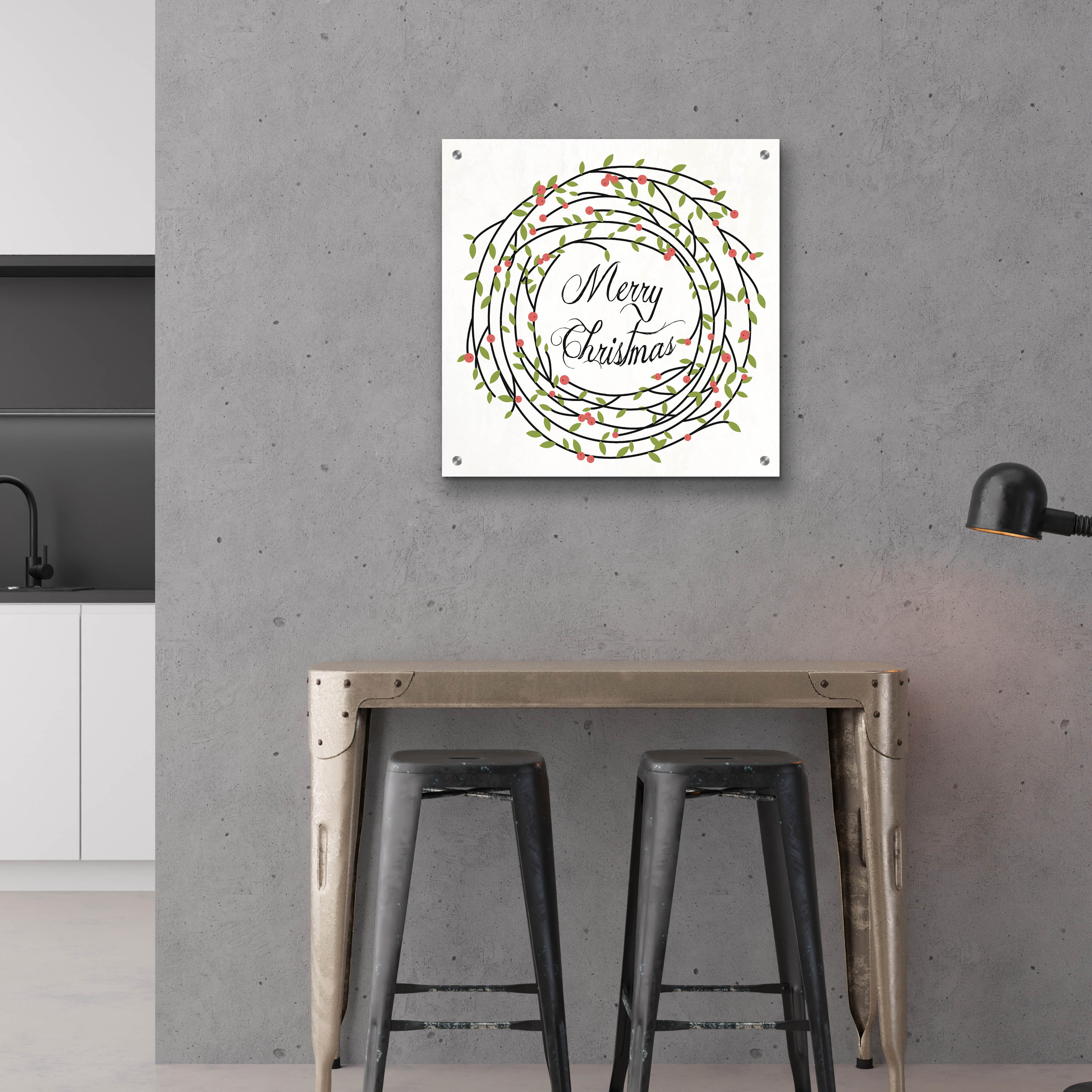 The Holiday Aisle® 'Christ Chalk 7' by Erin Clark Acrylic Glass Wall ...