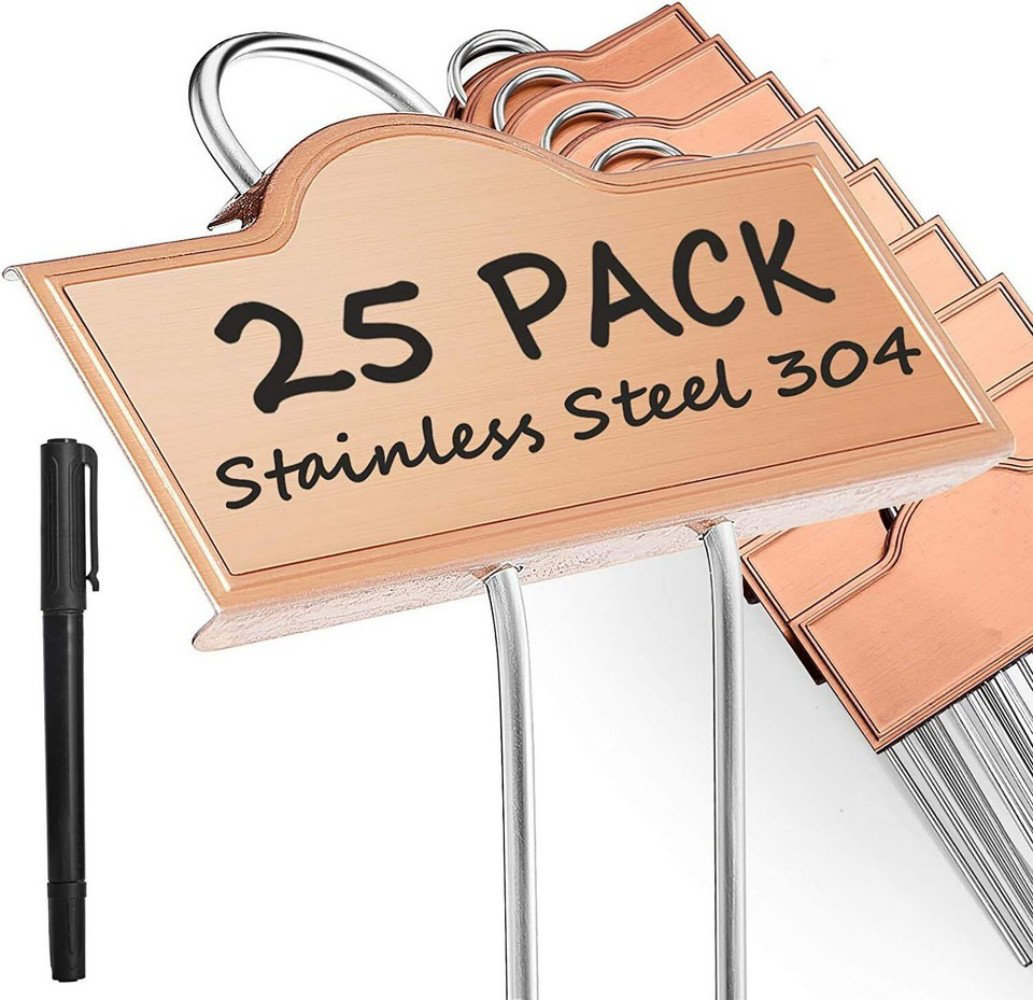 Ophelia & Co. 25-pack Metal Plant Labels Weatherproof Garden Markers ...