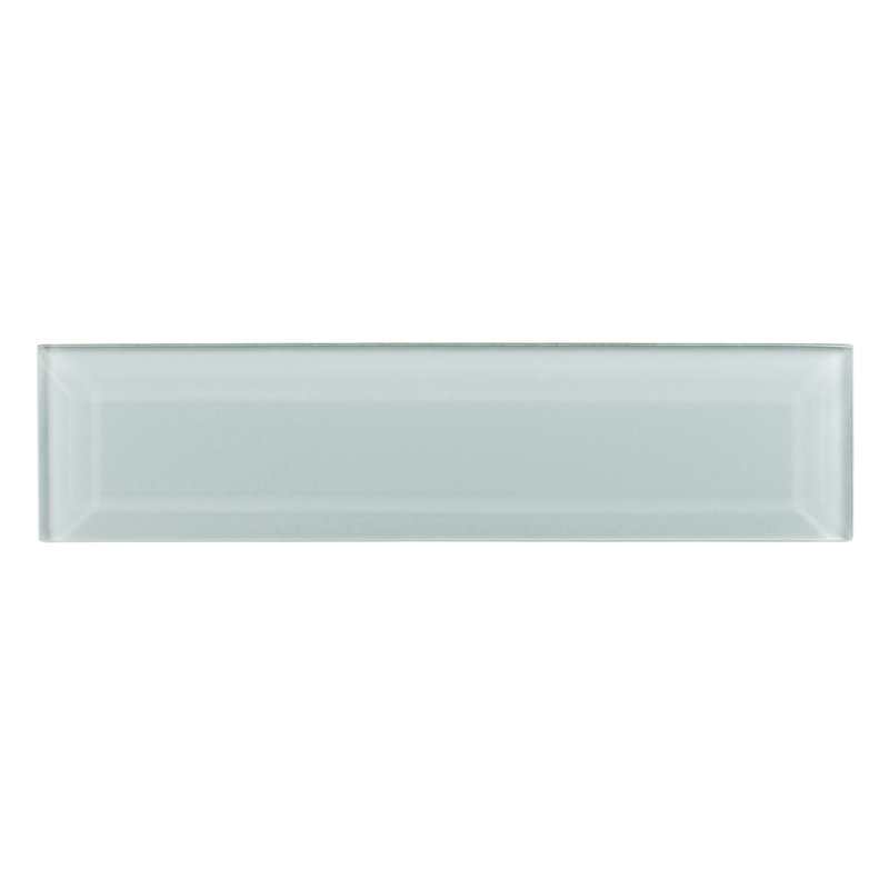 Andova Vision 3" x 12" Beveled Glass Subway Kitchen Backsplash ...
