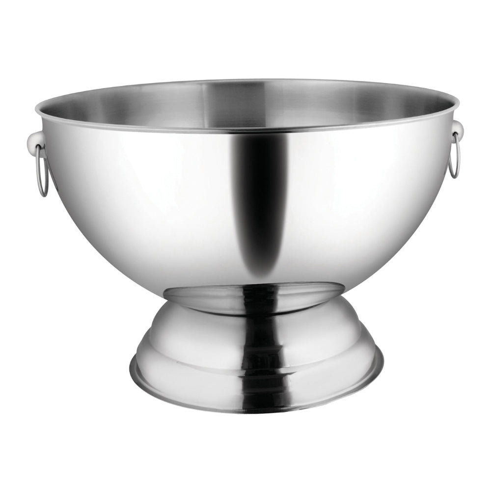 Red Barrel Studio® Fritha 14 QT Stainless Steel Punch Bowl With Handles ...