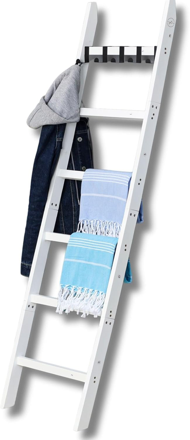 One Allium Way® Blanket Ladders For The Living Room - 62 Inches ...