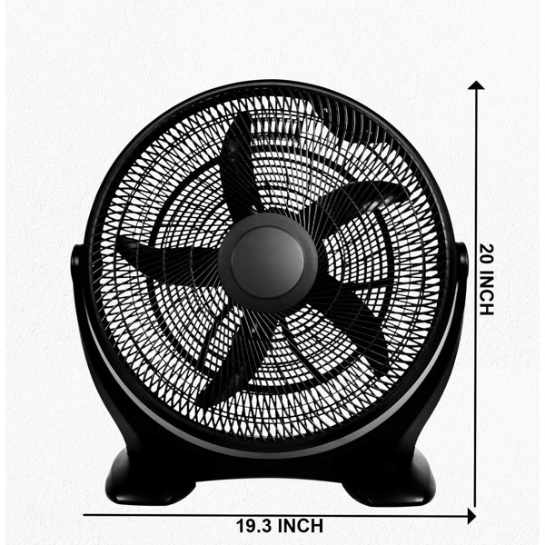 Novobey Oscillating Box Fan | Wayfair