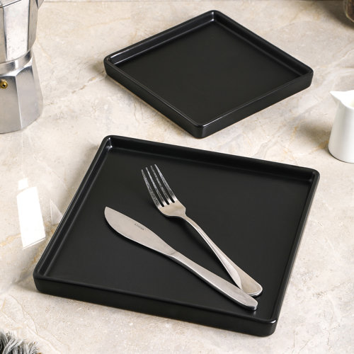 Stone Lain Grace 12-Piece Dinnerware Set Stoneware & Reviews | Wayfair