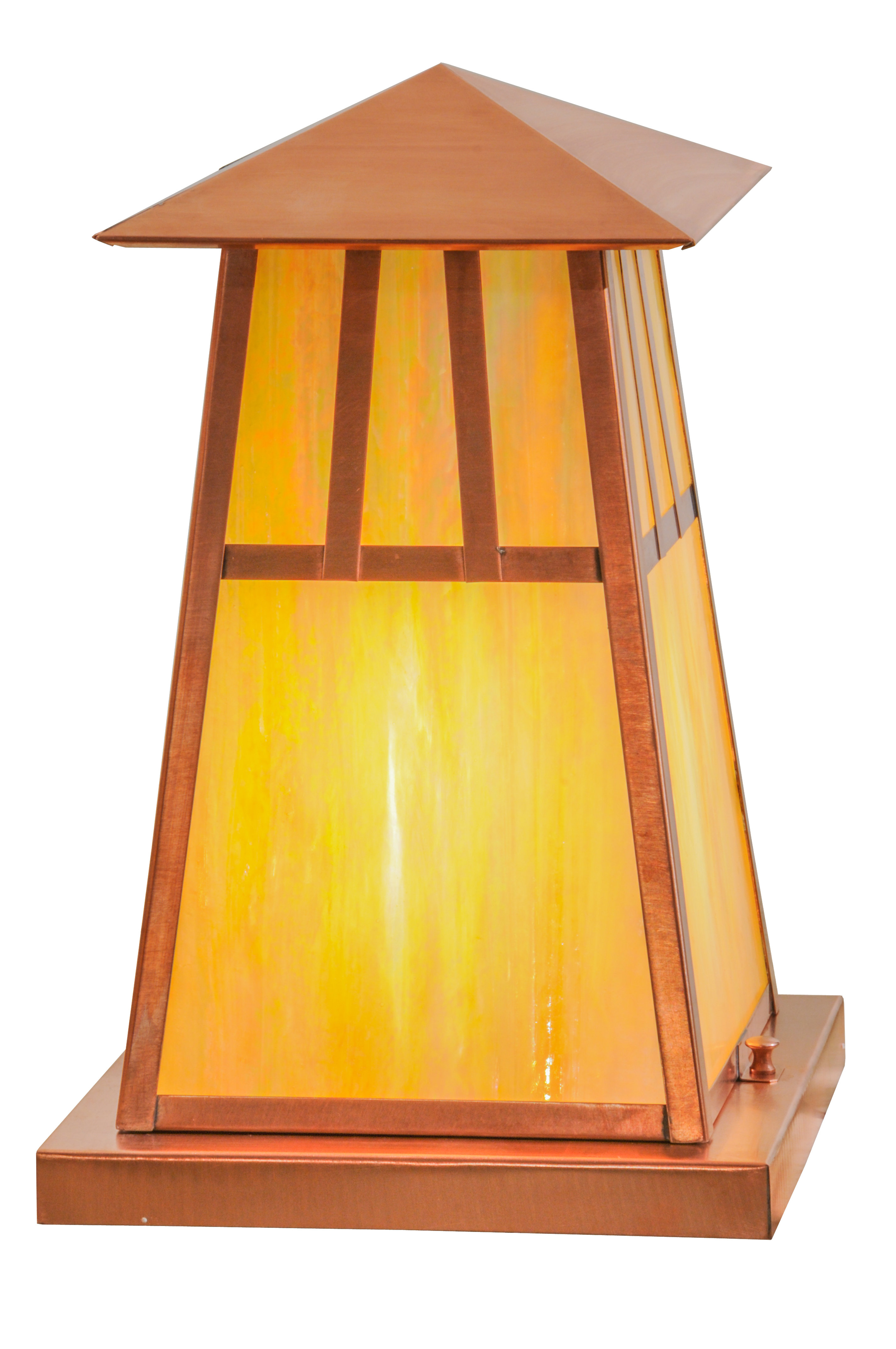 Meyda Lighting Seneca Double Bar Mission 1-Light Pier Mount Light ...