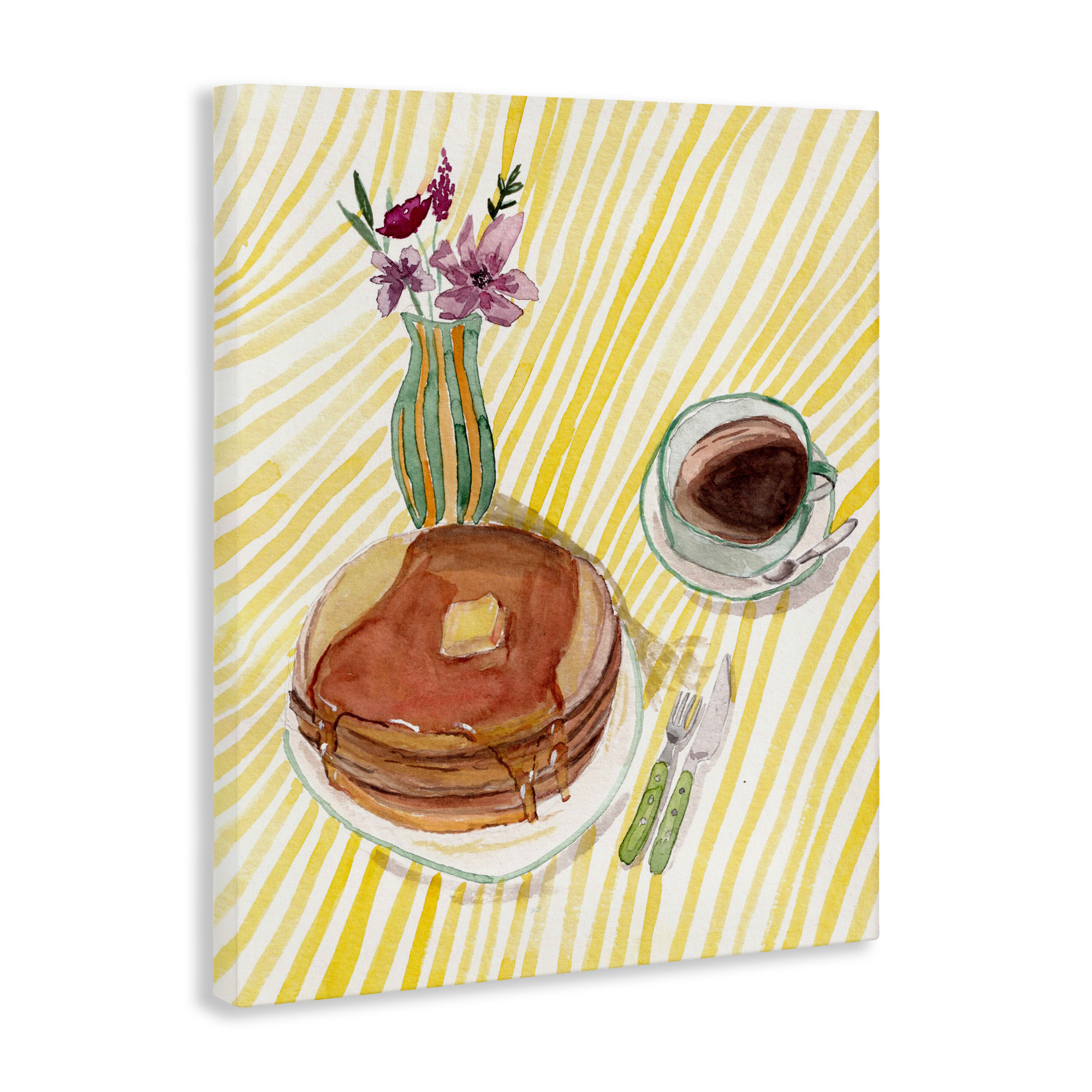 Winston Porter Pancake Breakfast Table Canvas, design by Josi ...