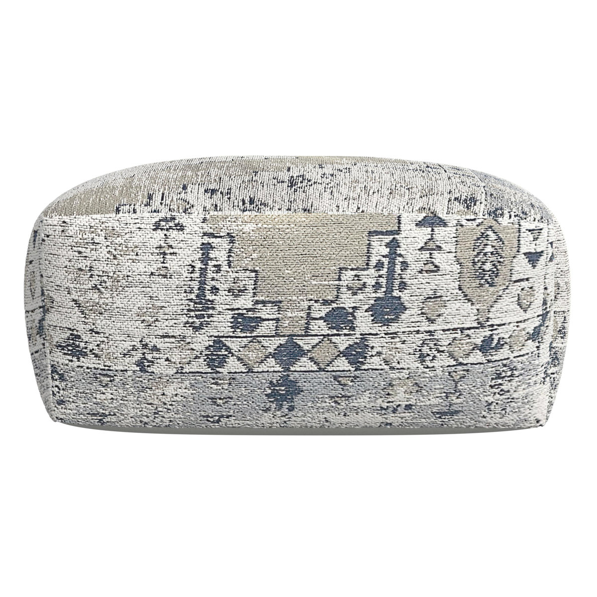 Union Rustic Knisha 24" Wide Rectangle Geometric Pouf Ottoman & Reviews ...