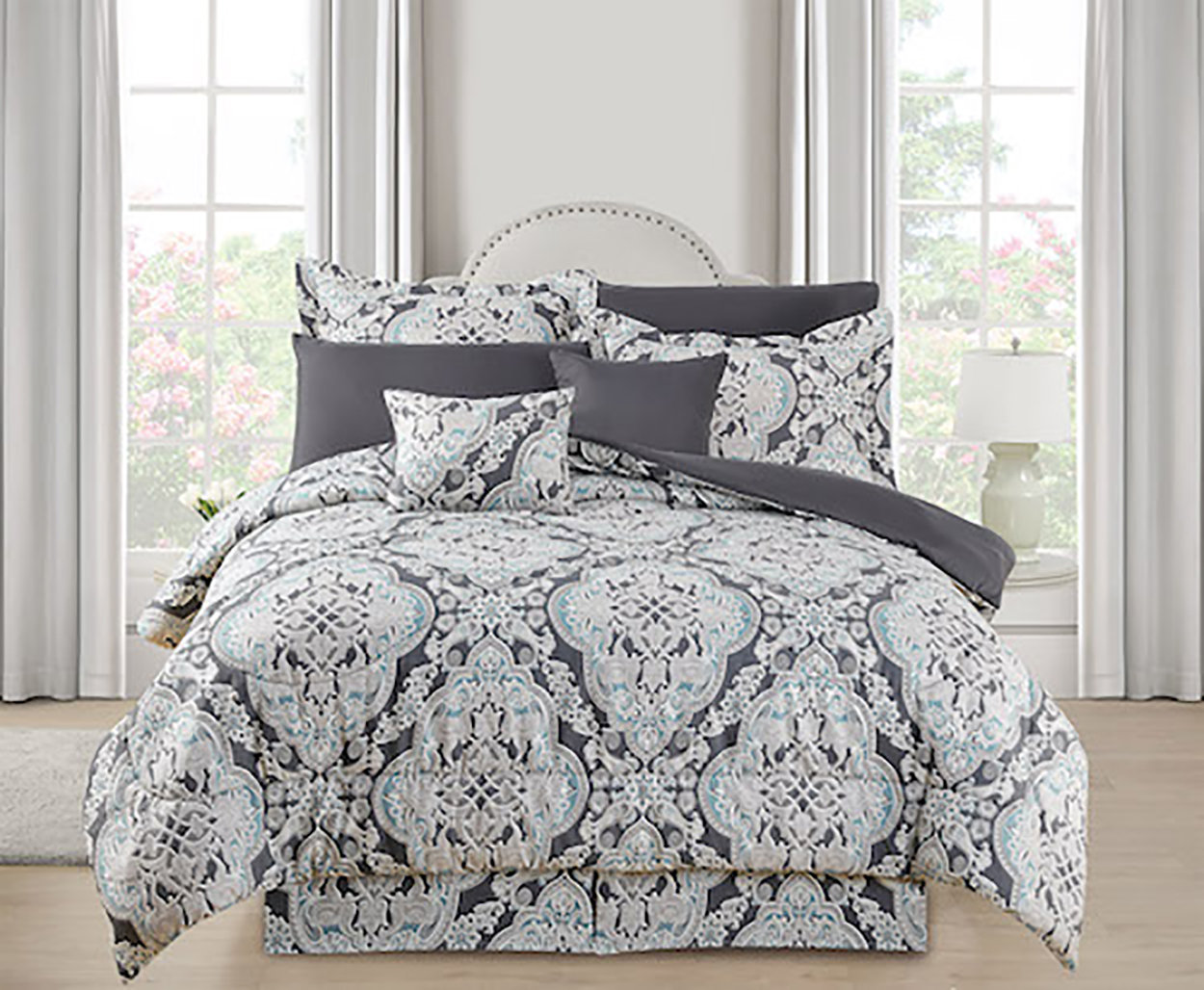 Kathy Ireland Home Kathy Ireland 10 Piece Bed in a Bag Comforter Set ...