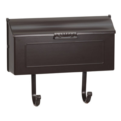 PRO-DF Cast Aluminum Wall Mounted Mailbox & Reviews | Wayfair