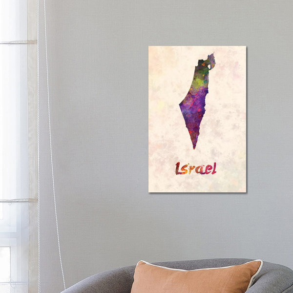 Happy Larry Israel In Watercolor | Wayfair.co.uk