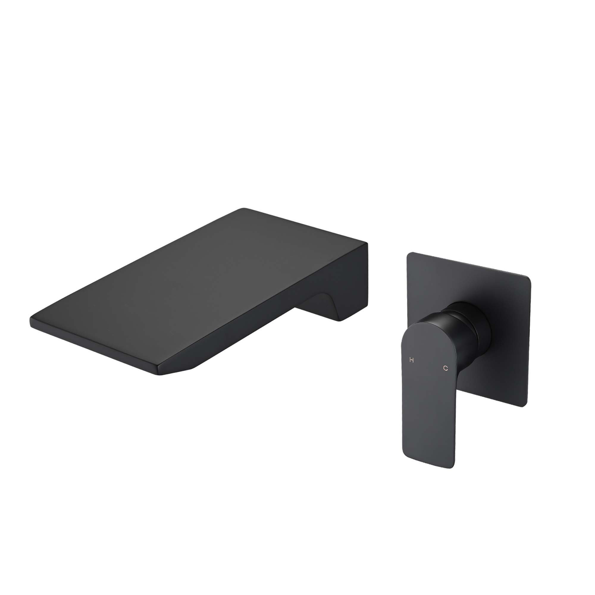 Greenhome Trade Wall Mount Single Handle Bathroom Sink Faucet with ...