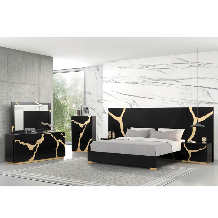Everly Quinn Heckstall 6-Piece Bedroom Set | Wayfair