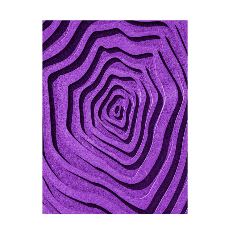 Trademark Art Modern & Contemporary Purple Maze On Canvas Print ...