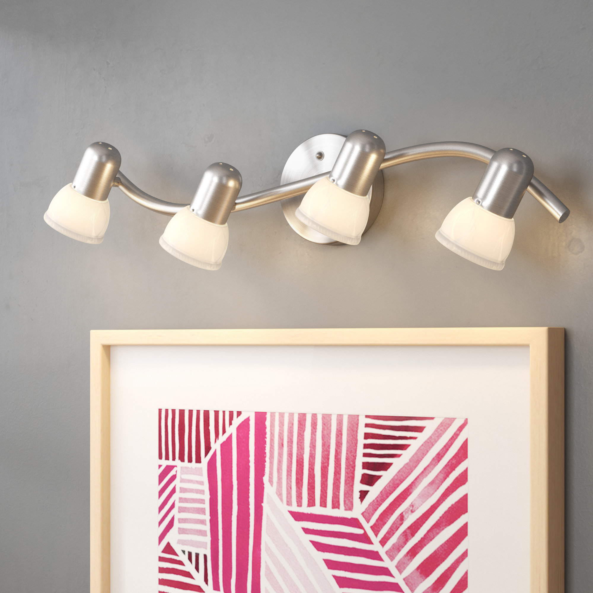 Wrought Studio™ Raftery 26.5" 4-Light Track Kit & Reviews | Wayfair