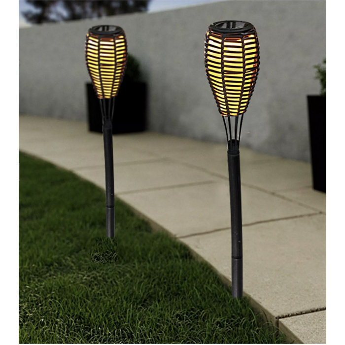 Amples Plastic Solar Powered Pathway Light | Wayfair