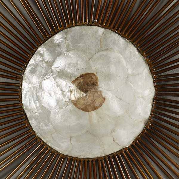 Mistana™ Metal Capiz Wall Decor & Reviews | Wayfair