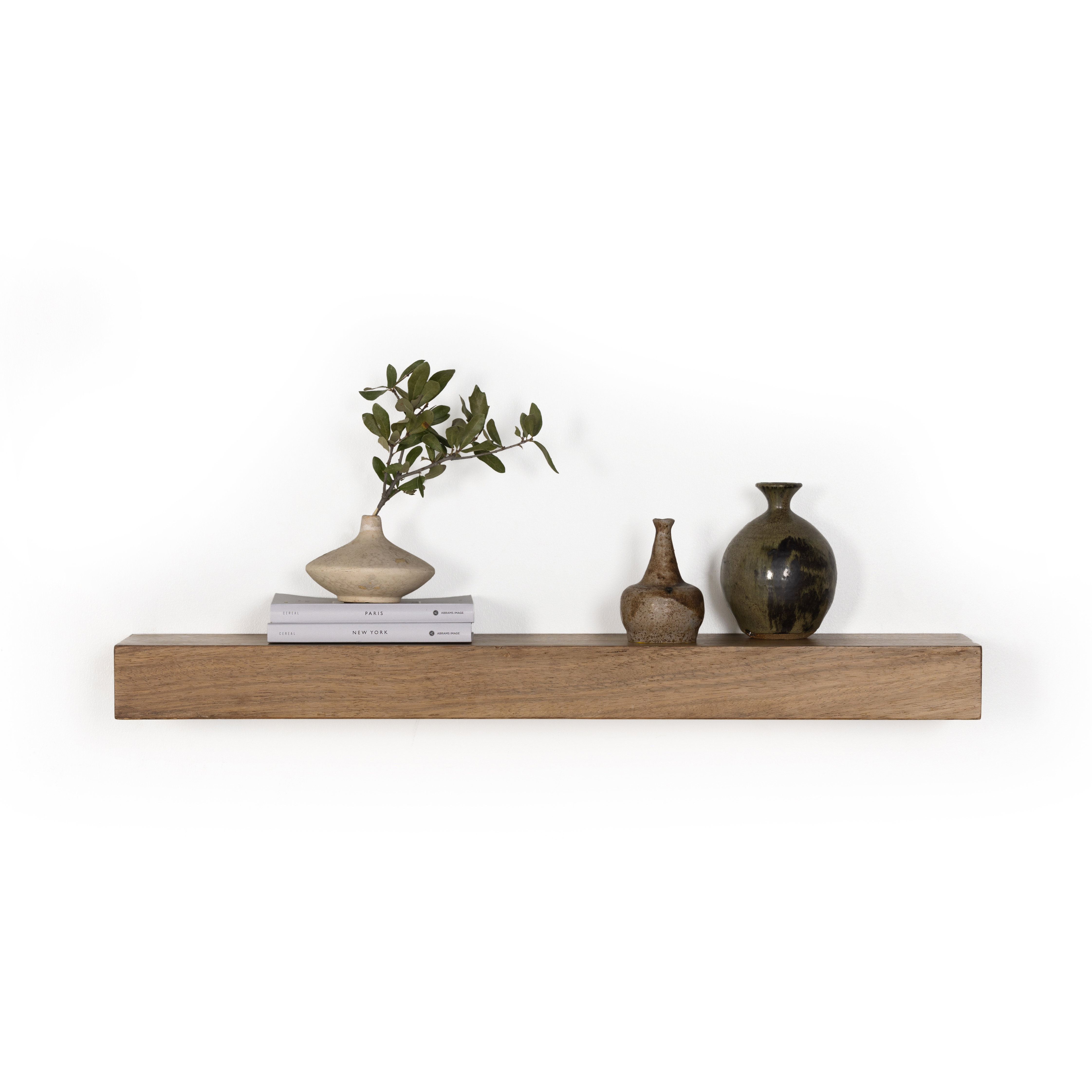 The Twillery Co. Bronwood Solid Wood Floating Shelf | Wayfair