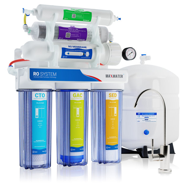Max Water Système de filtration Max Water 50 GPD 10-Stage RO (Osmose ...