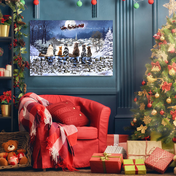 The Holiday Aisle® Santa Claus Poster Christmas Decorations Indoor Cool ...