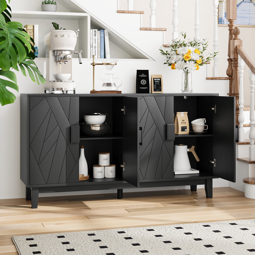 Latitude Run® Modern style buffet cabinet, Storage side cabinet buffet ...