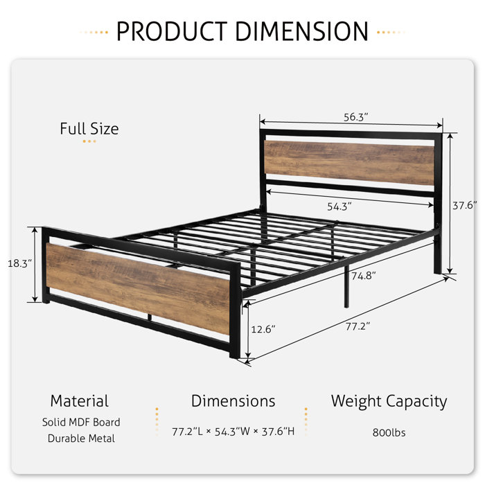 17 Stories Masek Bed & Reviews | Wayfair