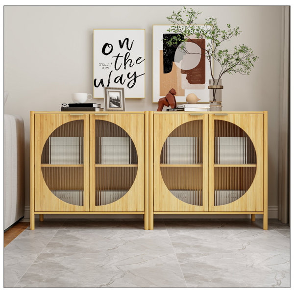 Millwood Pines Cherece 31.5'' Solid Wood Sideboard - Wayfair Canada