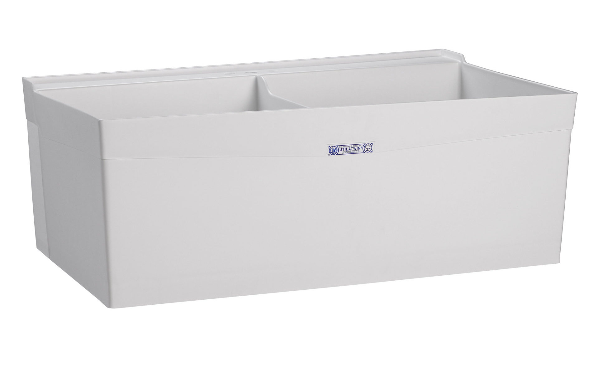 E.L. Mustee & Son Utilatwin 40" x 24" Wall Mount Laundry Sink - Wayfair ...