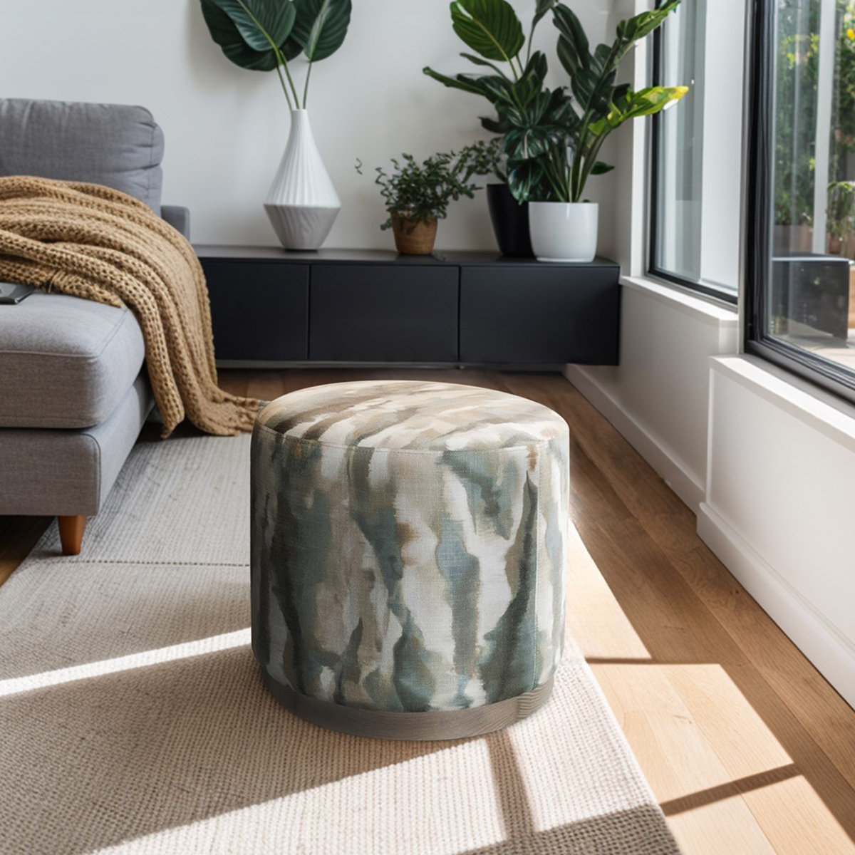 Corrigan Studio® Taimani Zoe Oval Accent Ottoman | Wayfair