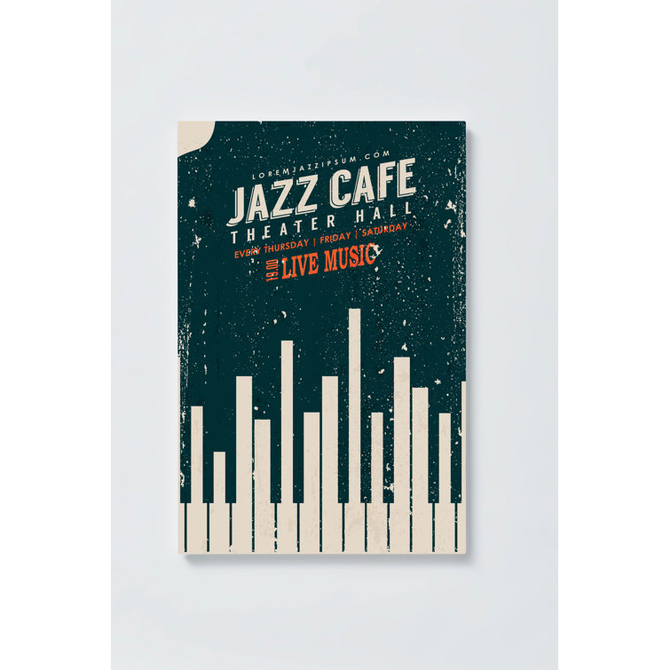 Ebern Designs Jazz Cafe Magnetic Wall Mounted Cork Board | Wayfair.co.uk