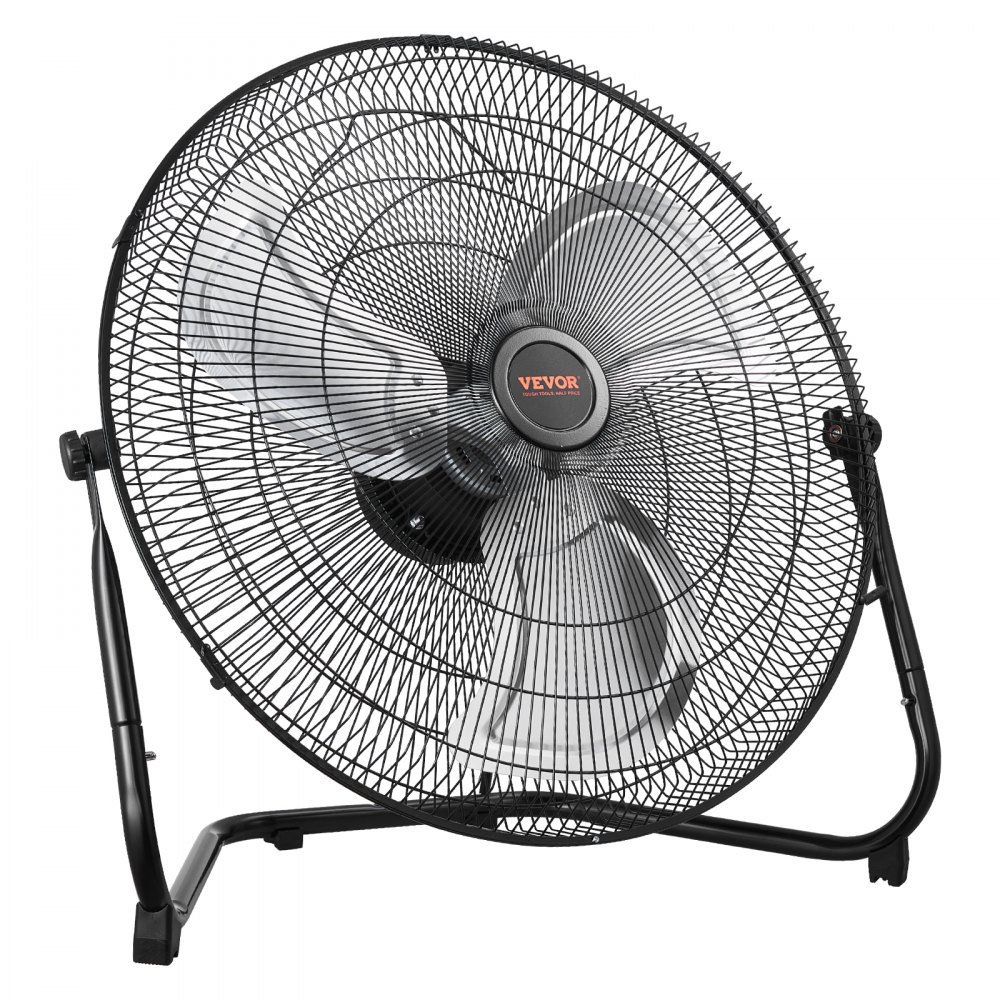 VEVOR 18 Inch Floor Fan 3 Speeds 360° Adjustable Tilt High-Velocity ...