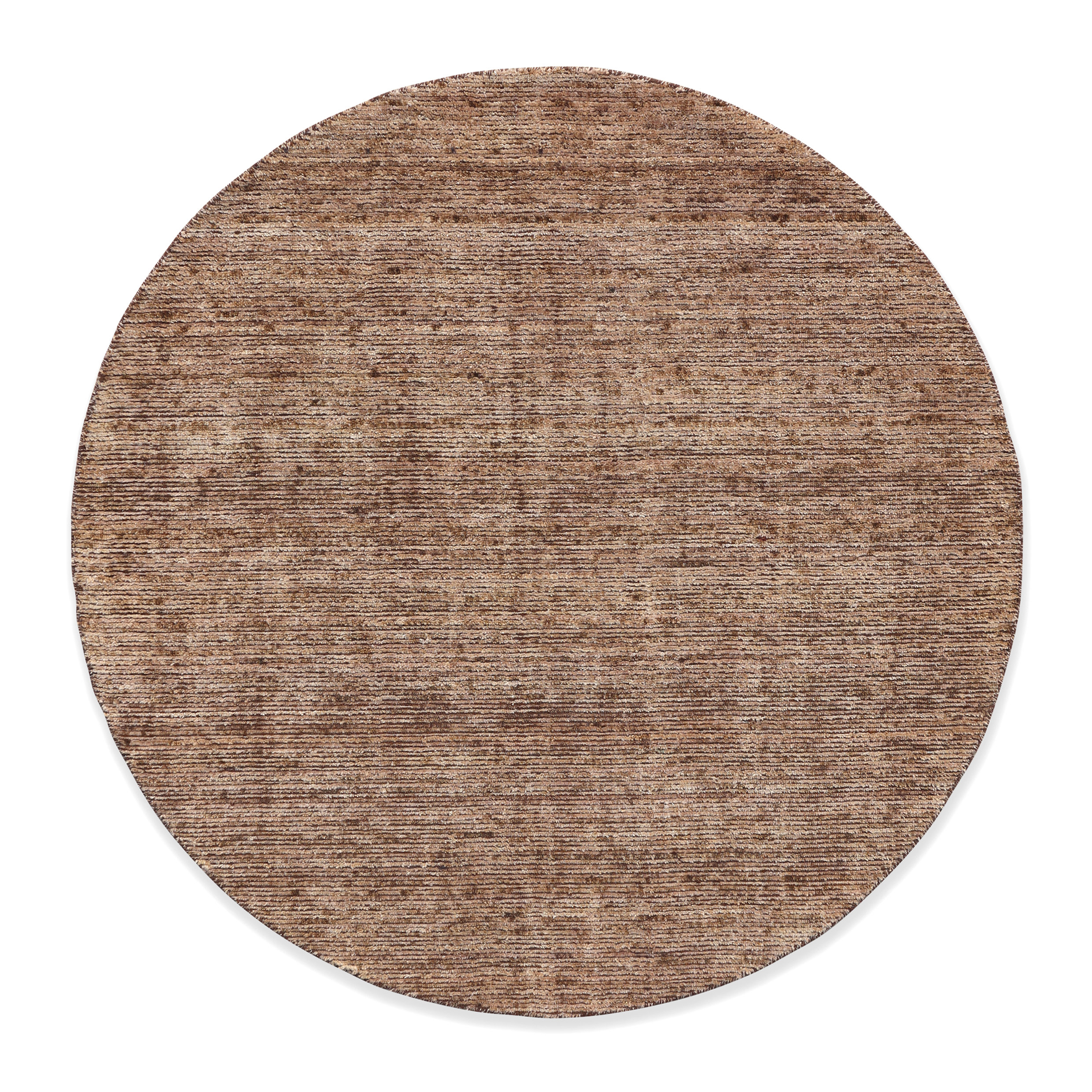 Tufty Home Linea Handmade Light Brown Rib Cut Wool Area Rug By Tufty ...