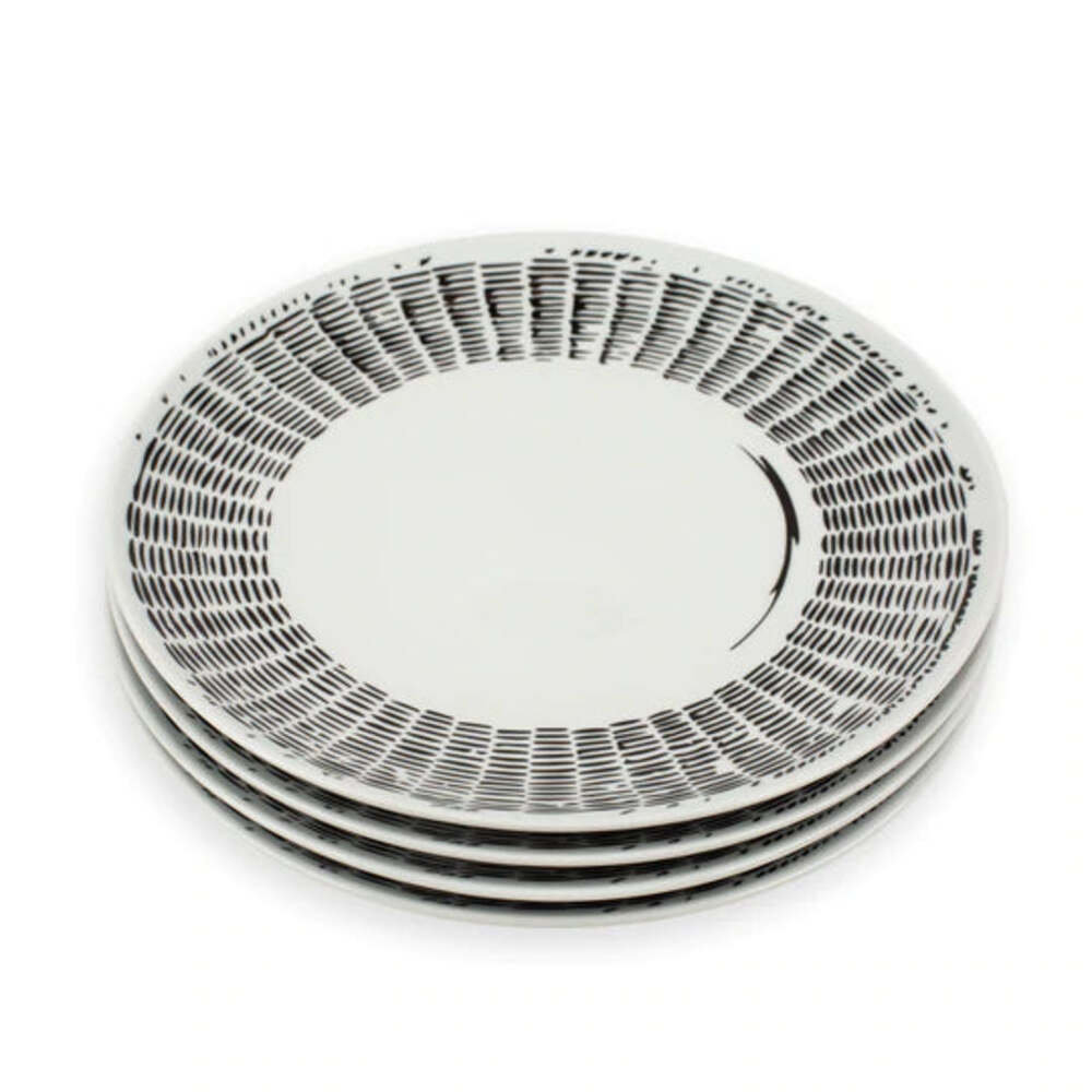 Misette Line Drawing Dinner Plates (Set of 4) | Perigold