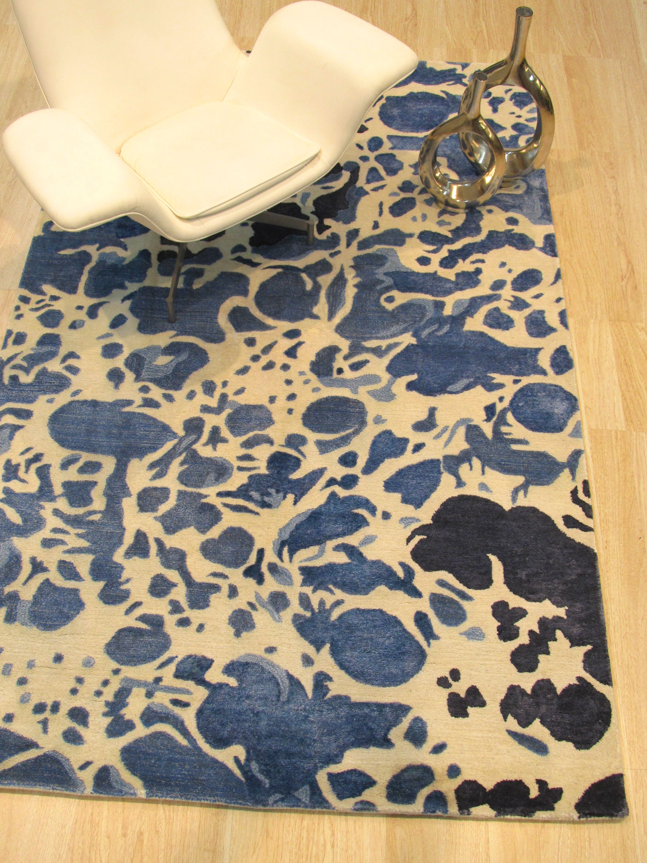 Brayden Studio® Callie Ivory Hand Tufted Wool & Viscose Rug | Wayfair