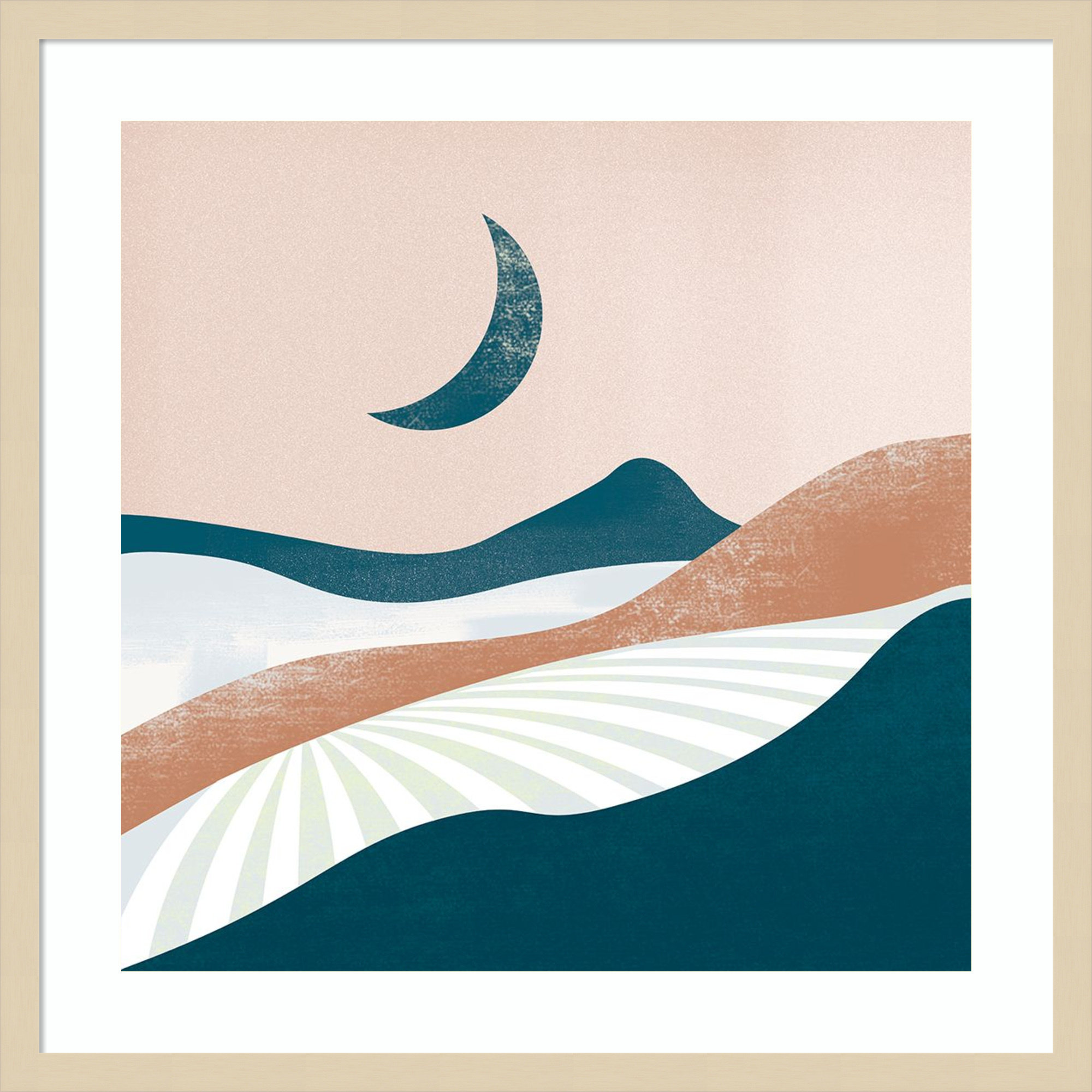 Lark Manor™ Peaceful Landscape II by Arctic Frame Wood Framed Wall Art ...