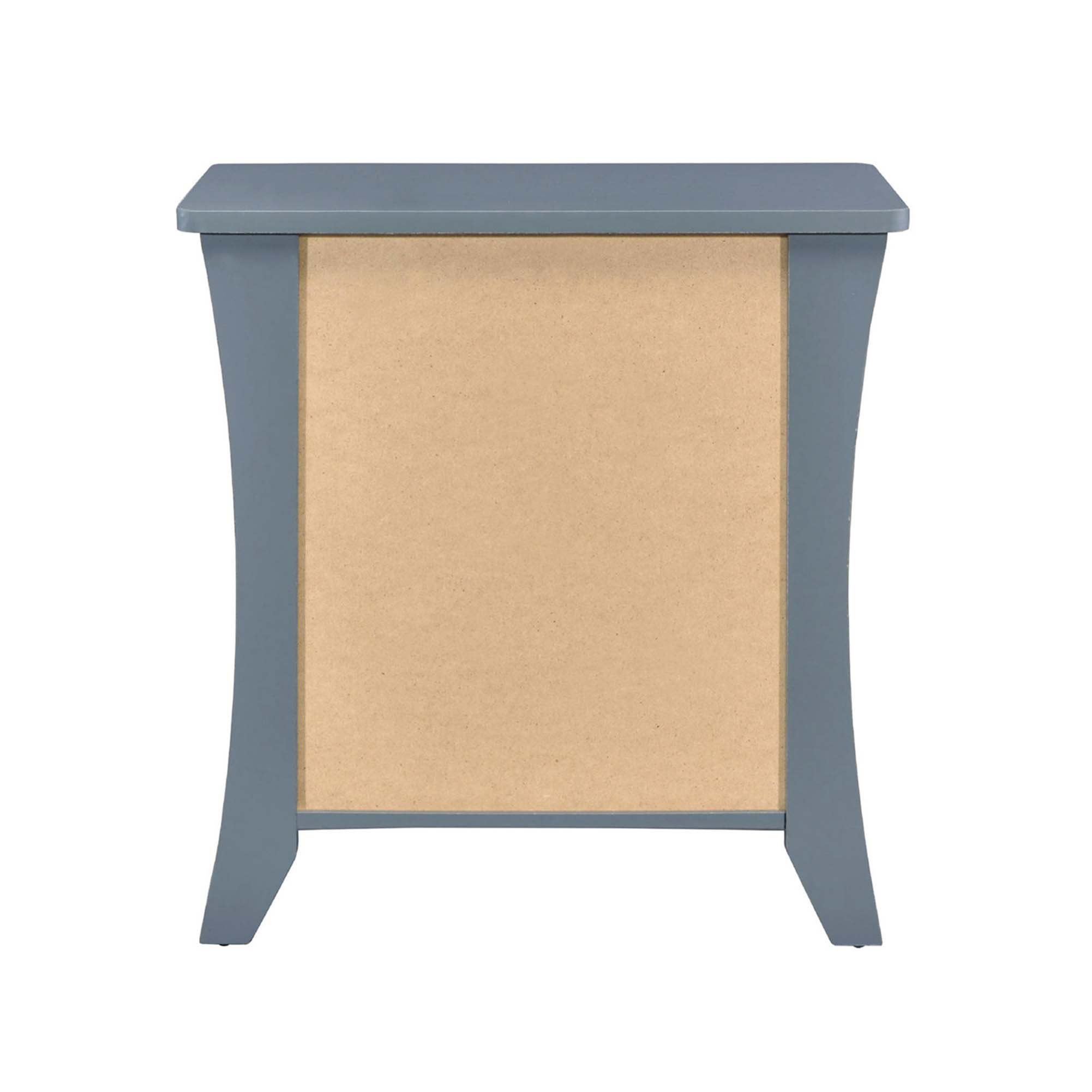 Gracie Oaks Nightstand With Top Open Compartment And 2 Drawers | Wayfair