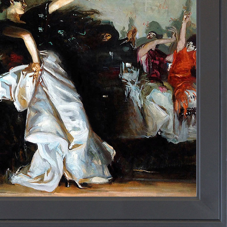 Overstock Art El Jaleo Framed On Canvas by John Singer Sargent Painting ...