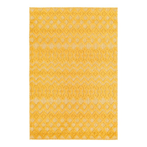 Langley Street Gritton Yellow Indoor/Outdoor Rug & Reviews | Wayfair