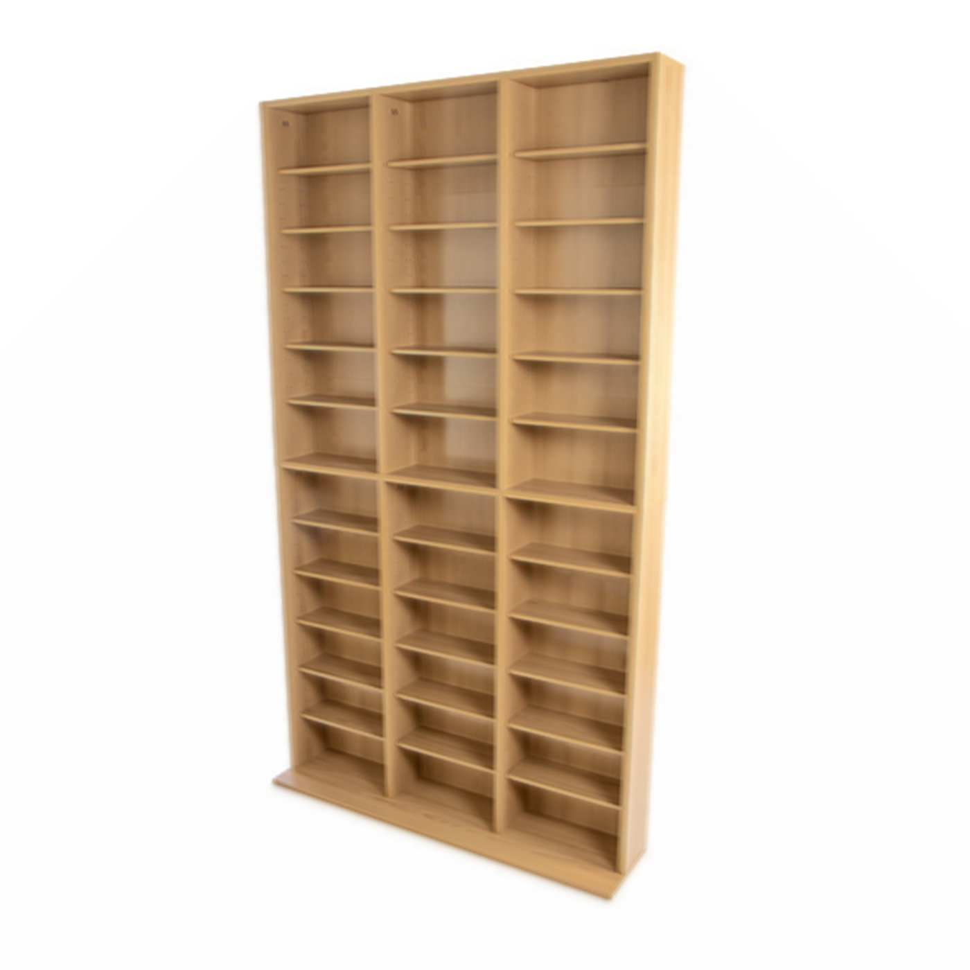 Wrought Studio™ Media Shelving Unit, 6 Fixed Shelves, 30 Adjustable ...