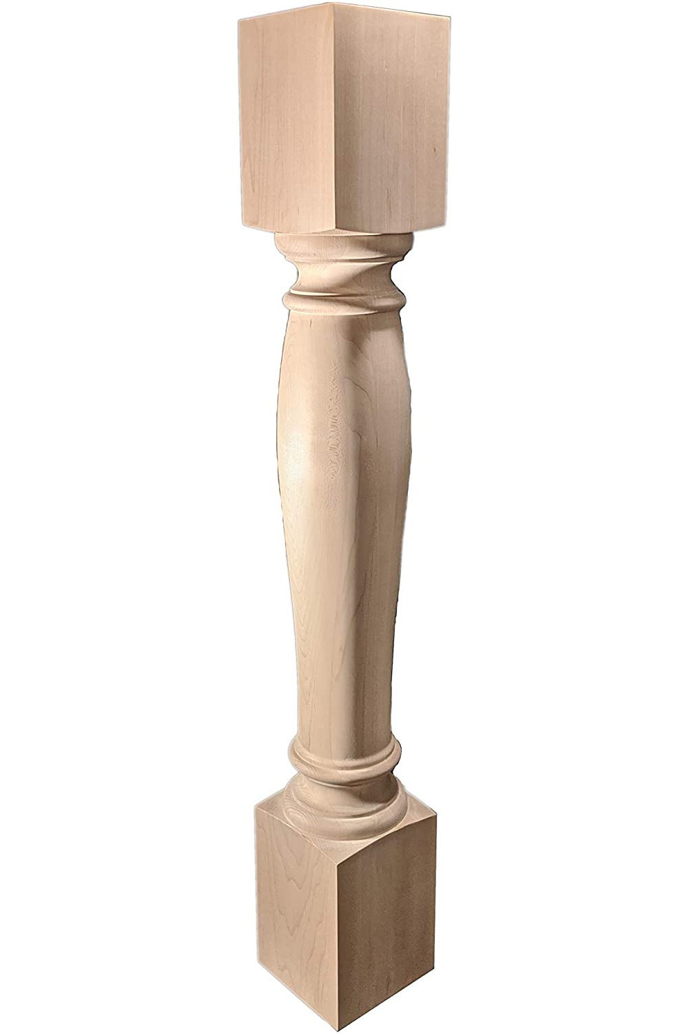 bingltd Round Maple Unfinished Post | Wayfair