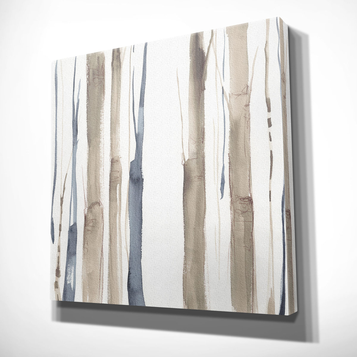 Ebern Designs 'Duo Tone Trees II' Painting & Reviews | Wayfair