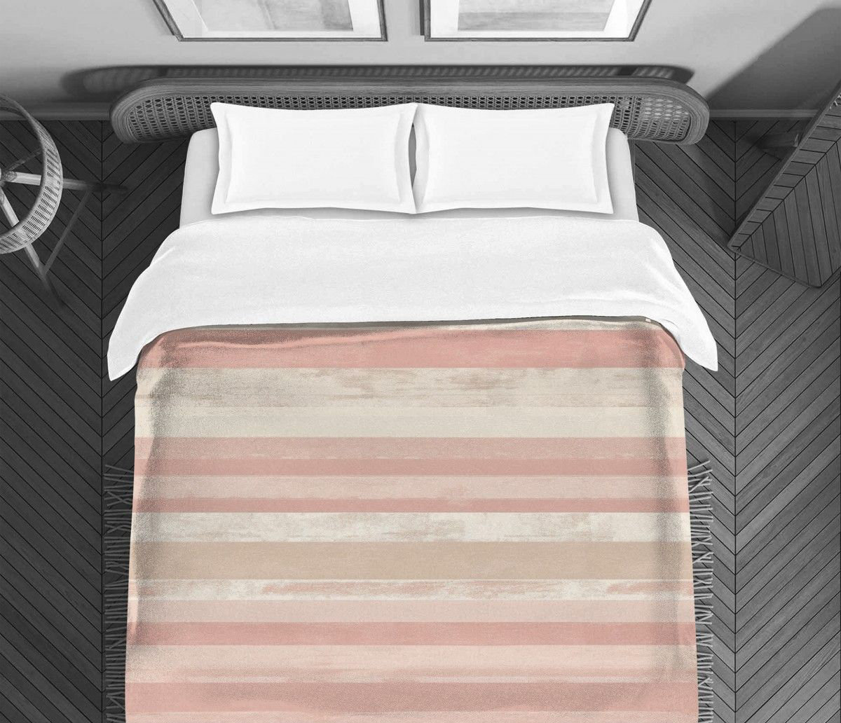 VisionDecor Horizontal Stripe Bedding | Wayfair
