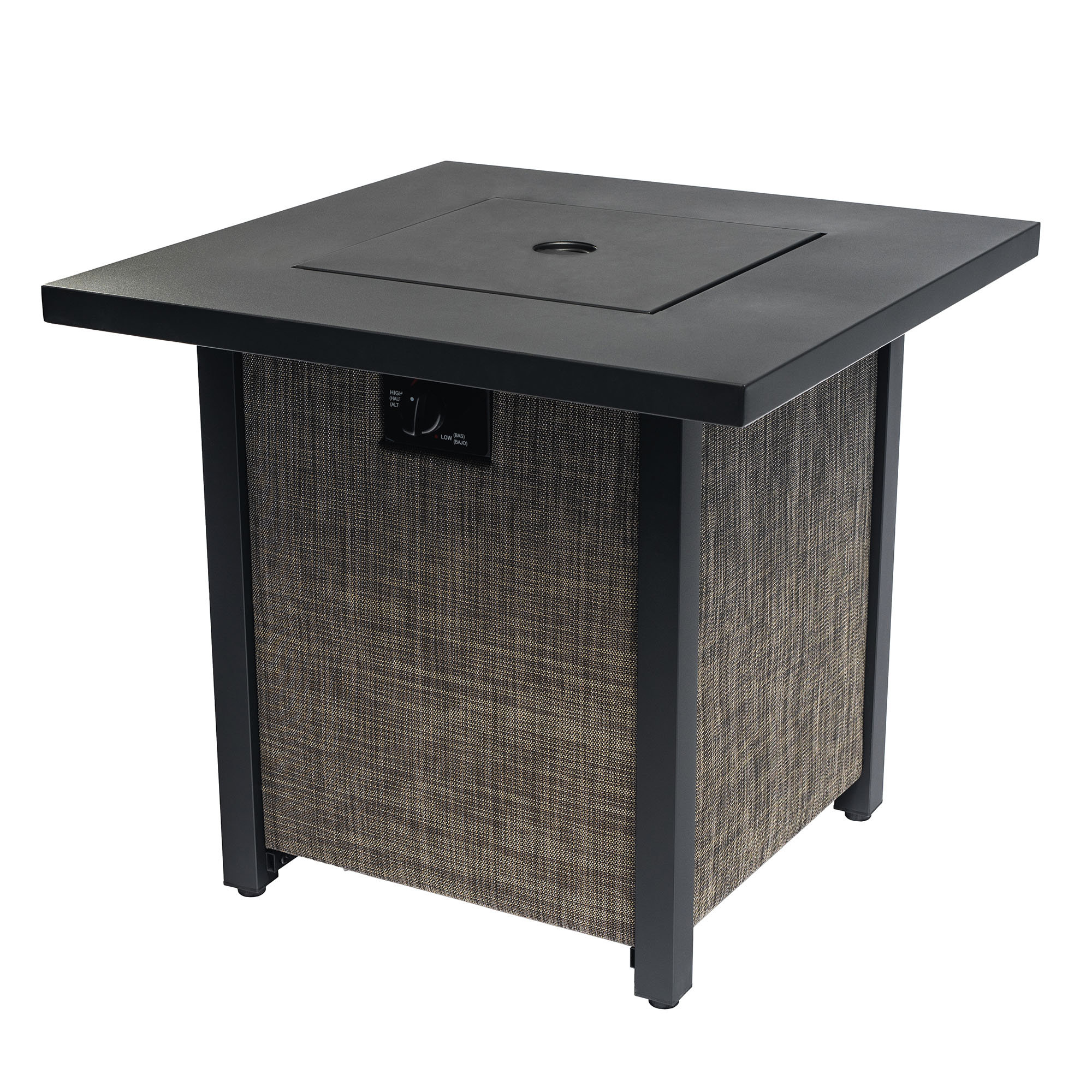 Ebern Designs Dunaverney 8.3'' H x 29'' W Steel Propane Outdoor Fire ...