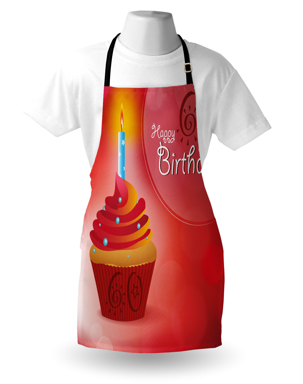 The Party Aisle™ Abstract Apron Unisex, Party Cupcake Sun, Adult Size ...
