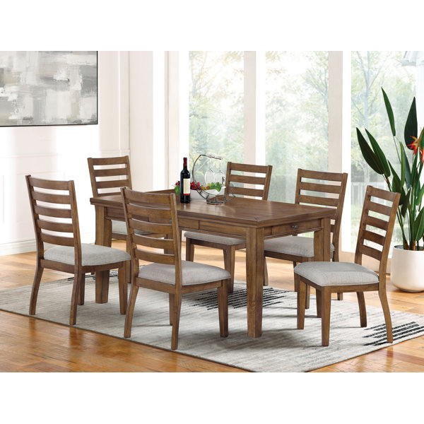 Lark Manor Darnae 6 - Person Acacia Dining Set - Wayfair Canada