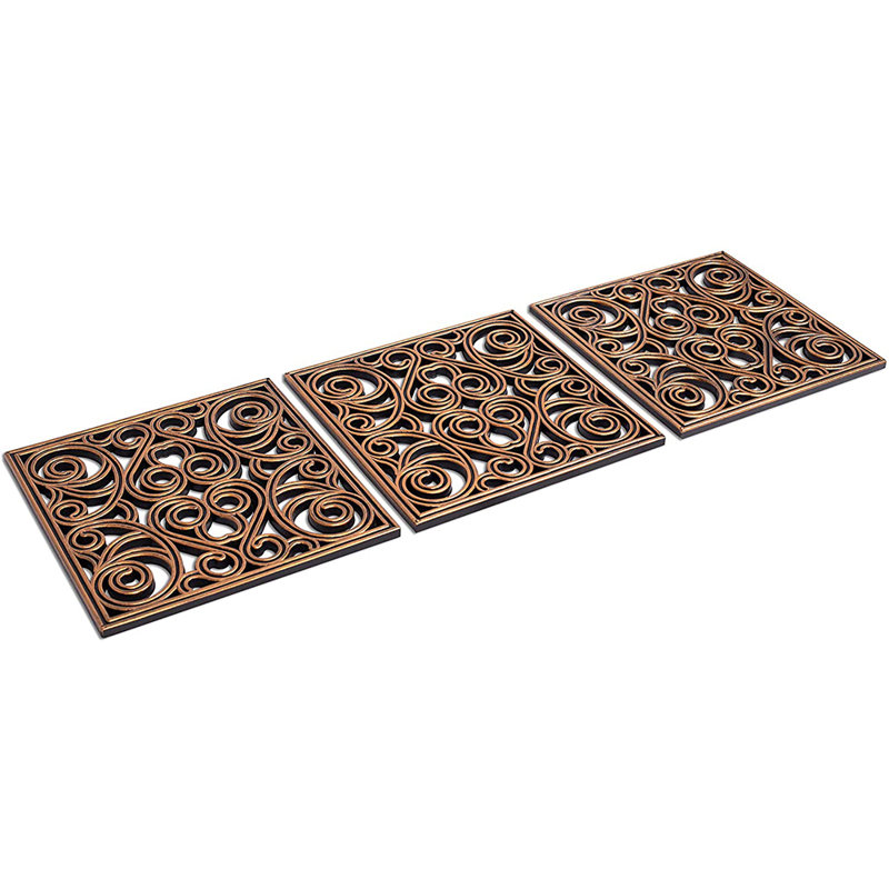 BirdRock Home Decorative Garden Rubber Stepping Stones Tile & Reviews ...