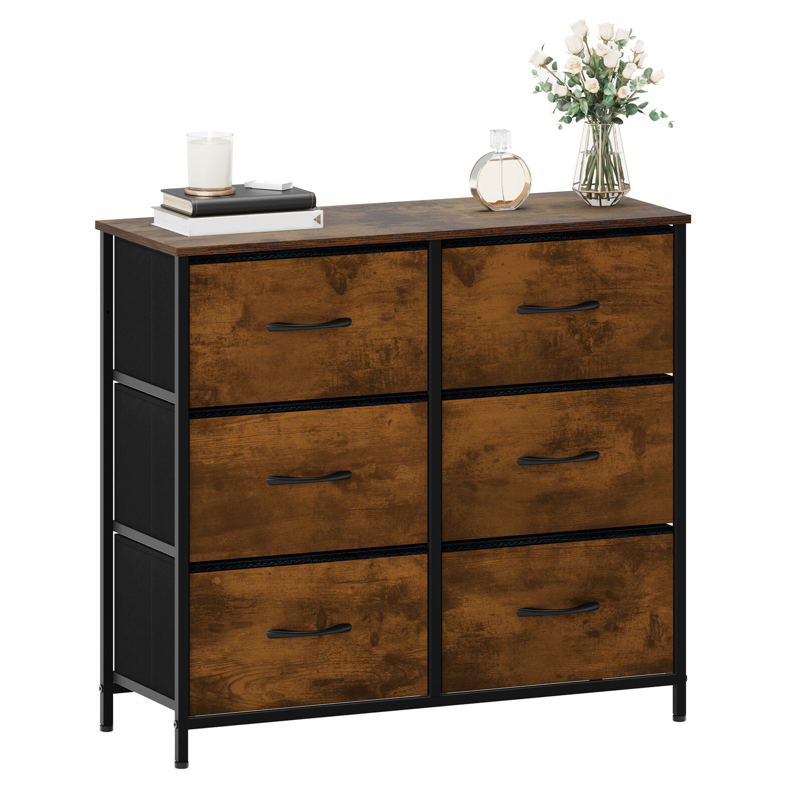 Latitude Run® Cordeelia 6 Drawer Storage Drawer | Wayfair