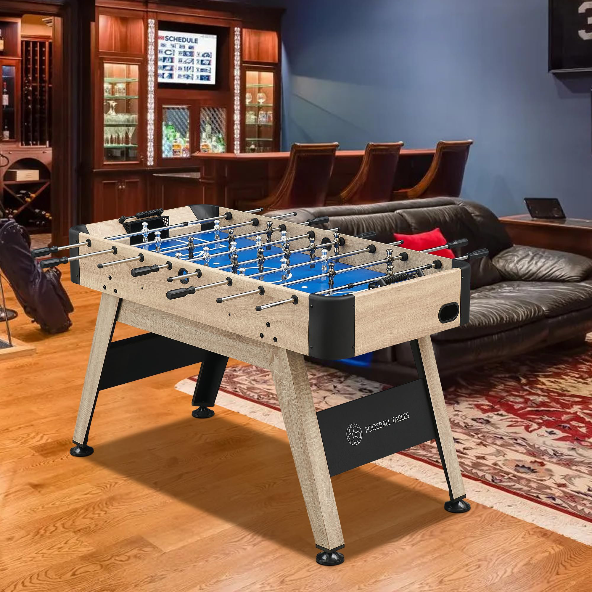 ZACOO Foosball Table, 54" Foosball Table Adult Size, Fooze Balls Table ...