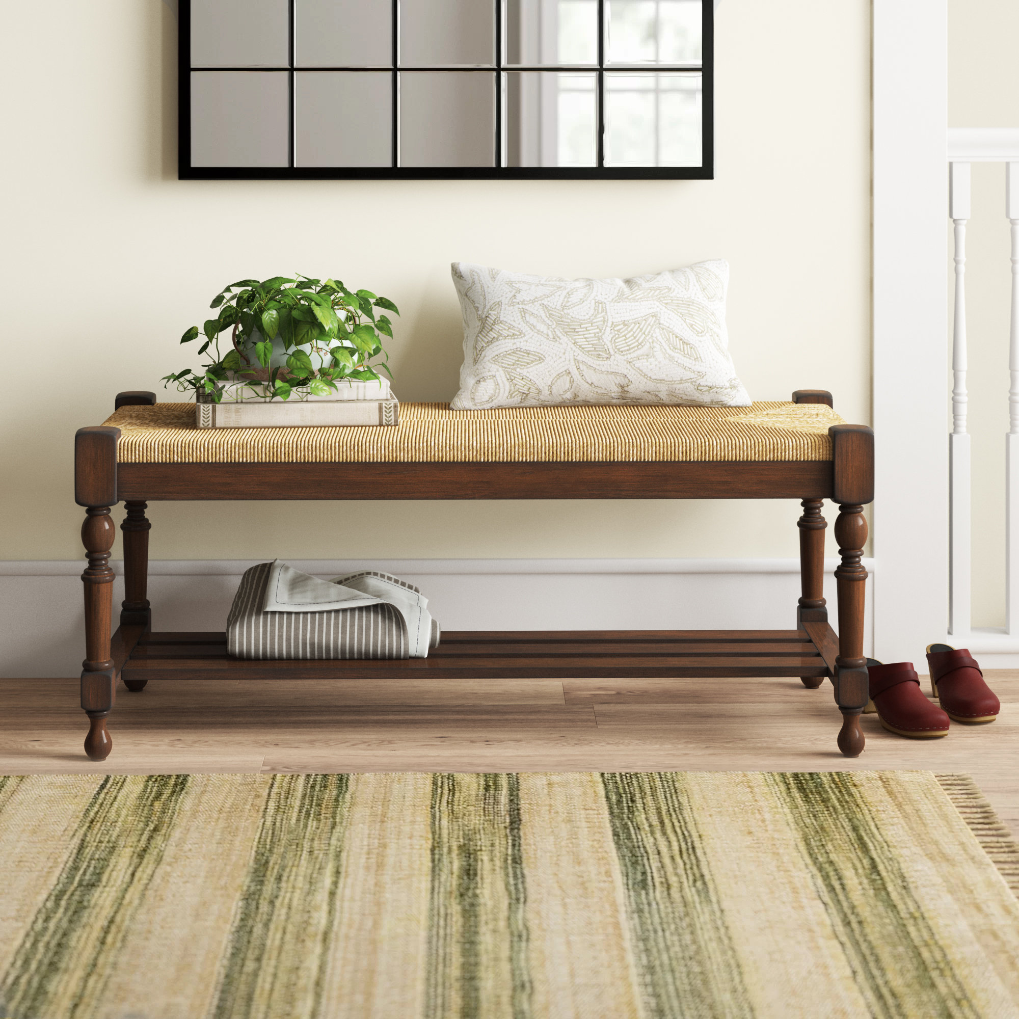 Birch Lane™ Shaylee Solid Wood Storage Bench & Reviews - Wayfair Canada