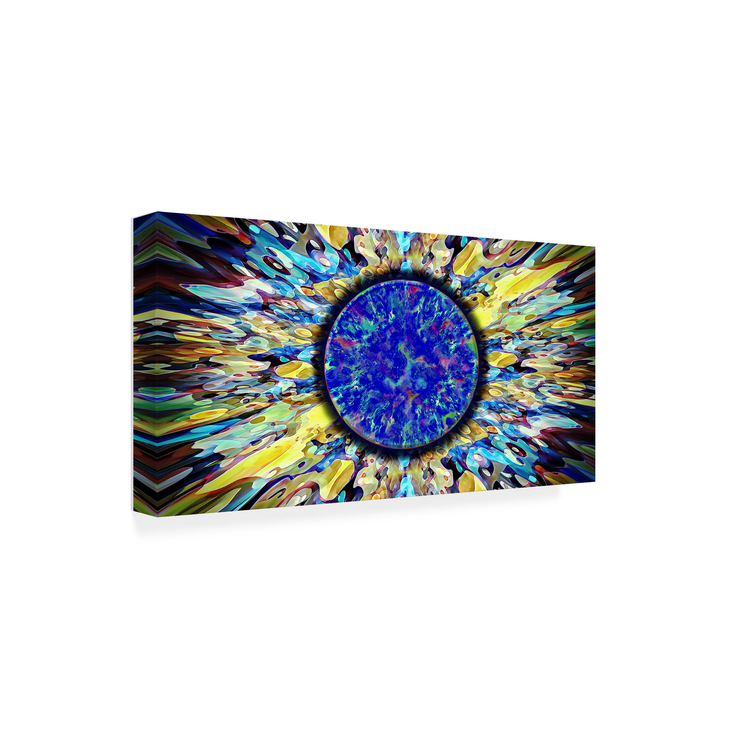 Wrought Studio™ Abstract Nova Eclipse On Canvas by David Manlove Print ...